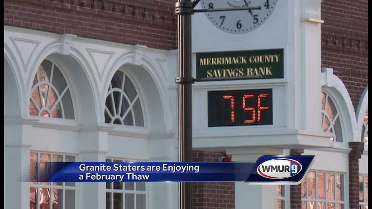 Granite Staters enjoy February thaw