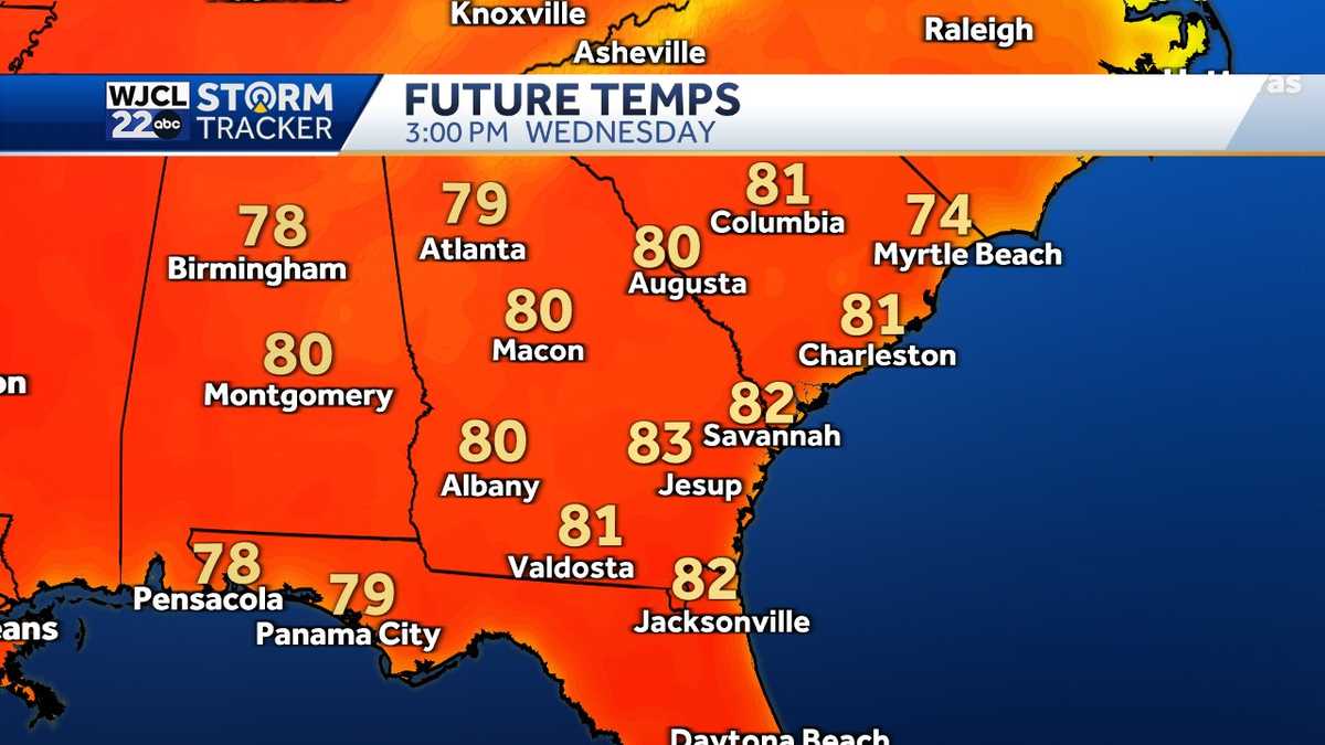 Savannah: Warm temperatures, record highs possible
