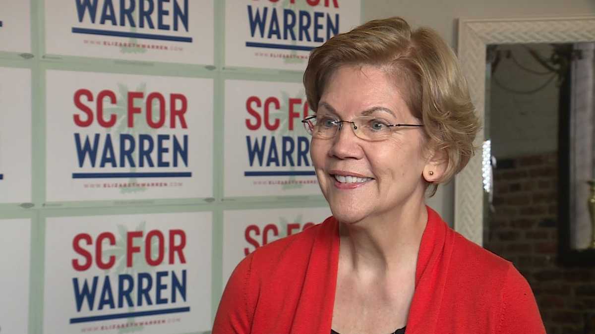 Exclusive: Warren talks campaign, plan with WYFF News 4