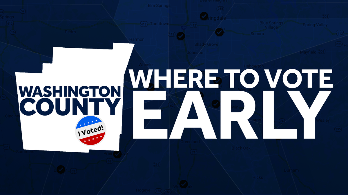 MAP: 2020 general election early voting sites in Washington County