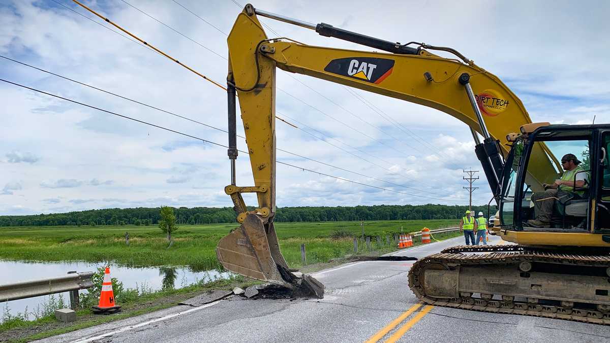 Route 78 shut down due to washout, expected to reopen Saturday