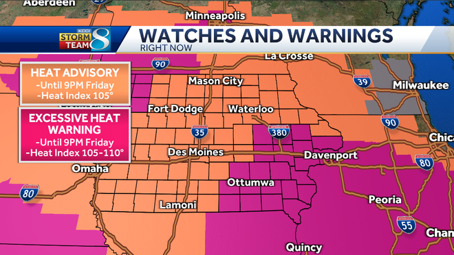 Weather Aware: Hot and humid air through Friday