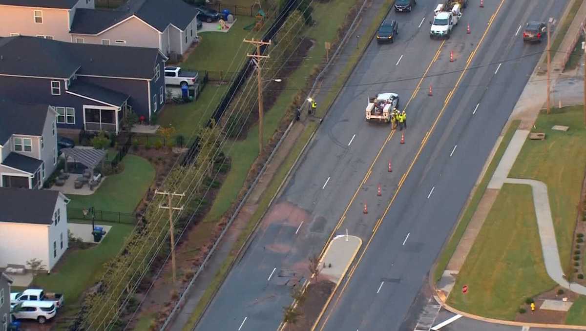 Officials provide update on when portion of Woodruff Road will reopen