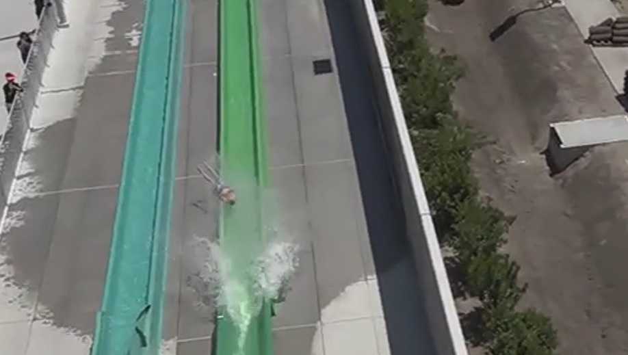 Water slide gets inspection after child thrown from ride
