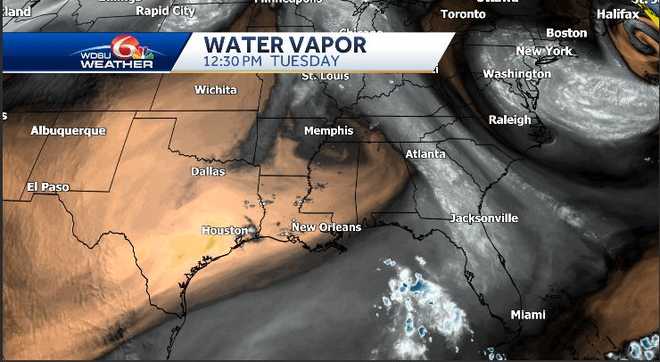 30% Chance of Rain & Storms Today and Early Evening