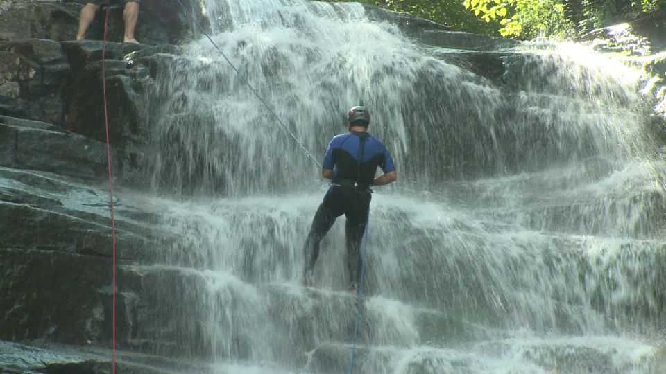 Monday, October 14th: Waterfall Rappelling
