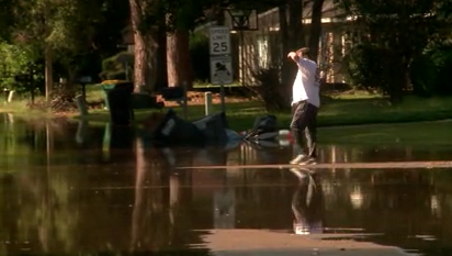 Residents in flooded neighborhoods starting to see waters recede