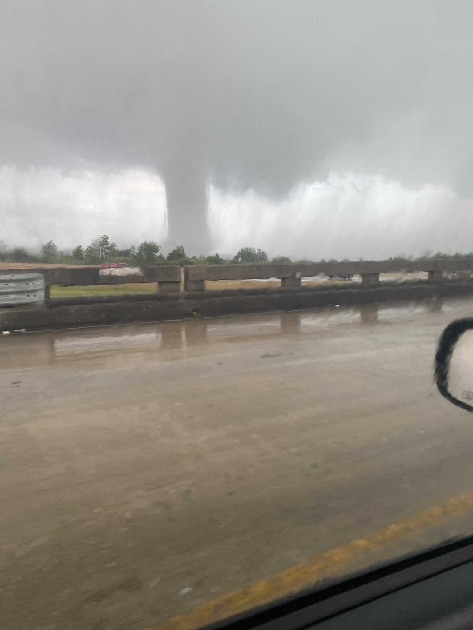 Waterspout Tornado Up Close