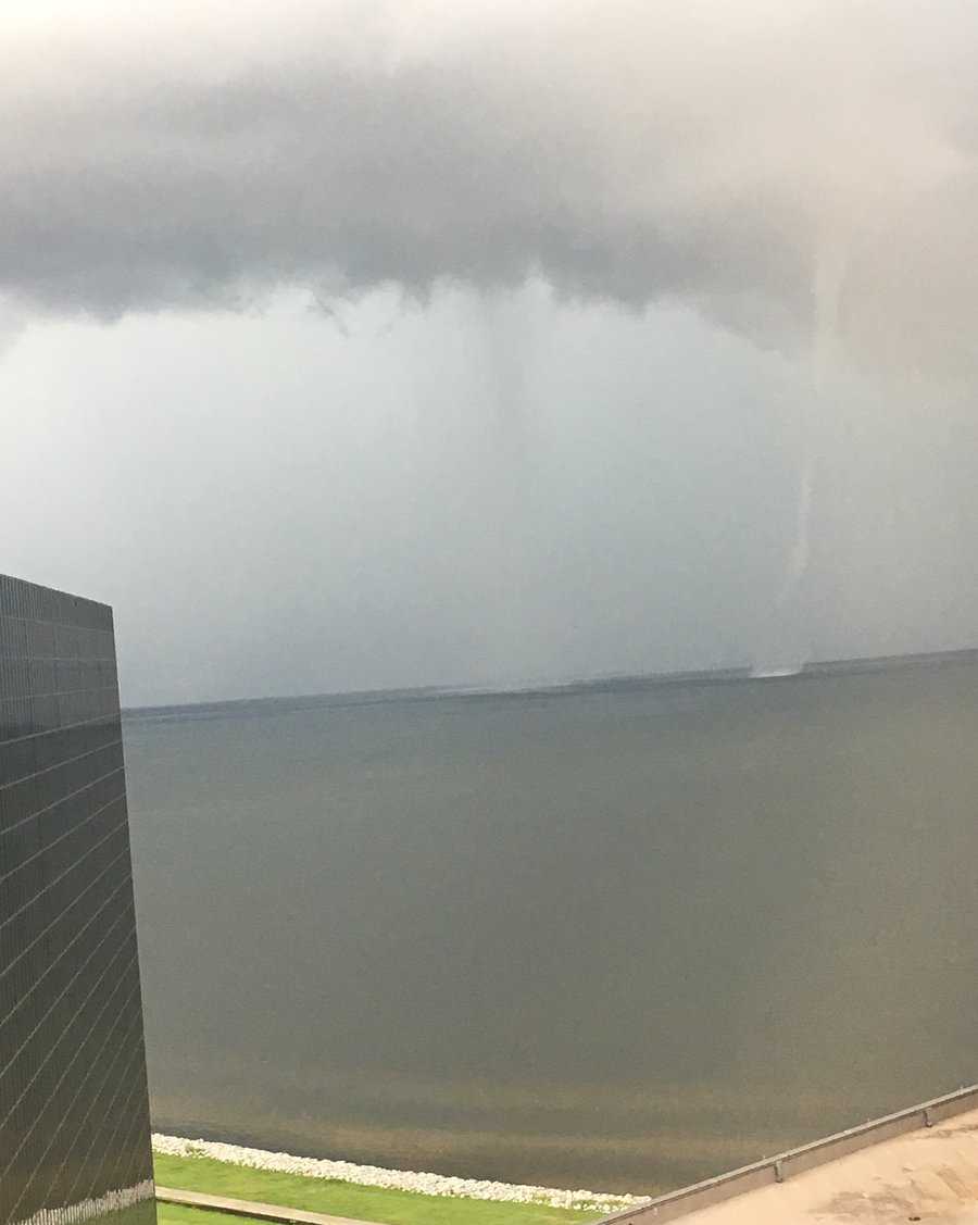 Check out these funnel cloud photos from Tuesday (8/15)