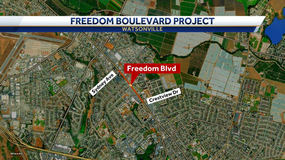 Freedom Boulevard Reconstruction project begins Monday in Watsonville
