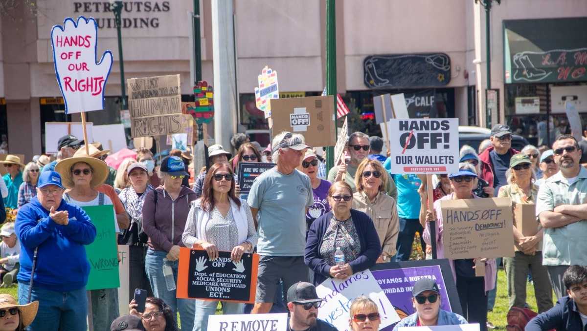 'Hands Off' protests from across the Central Coast