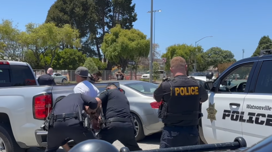 California police capture fugitive wanted by U.S. Marshals after chase