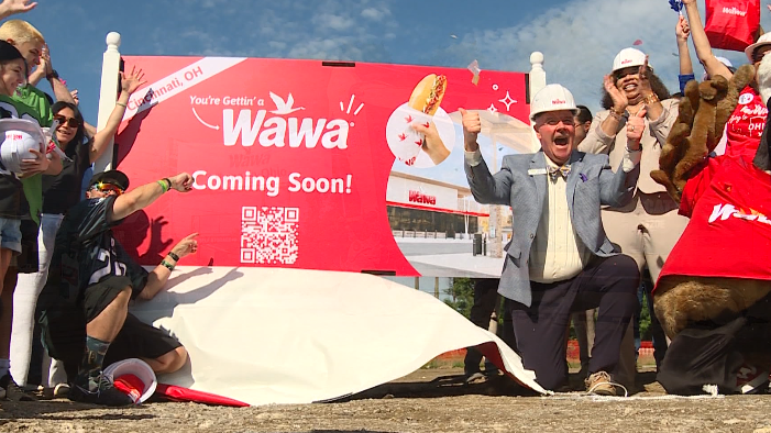 Wawa breaks ground on first Ohio location in Deerfield Township on Thursday