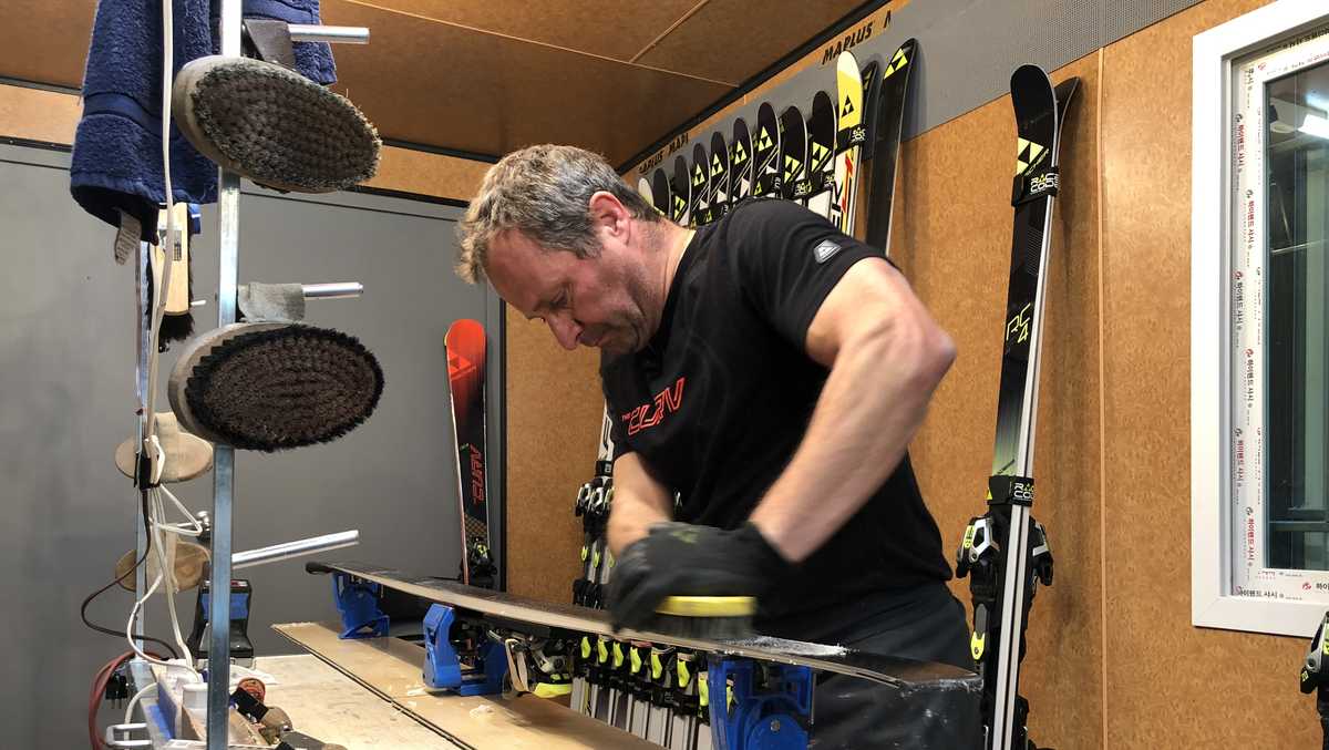 Meet the wax technician who keeps skis in Olympic shape