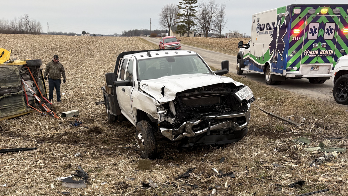Sheriff: 1 flown to hospital after serious crash in southeast Indiana