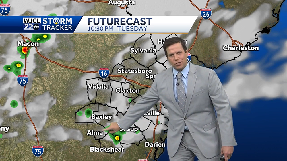 Savannah: Upcoming week shows wet weather in the forecast