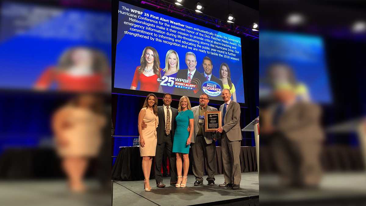 WPBF 25 First Alert Weather team honored at Governor's Hurricane Conference WPBF 25 First Alert Weather team honored at Governor's Hurricane Conference