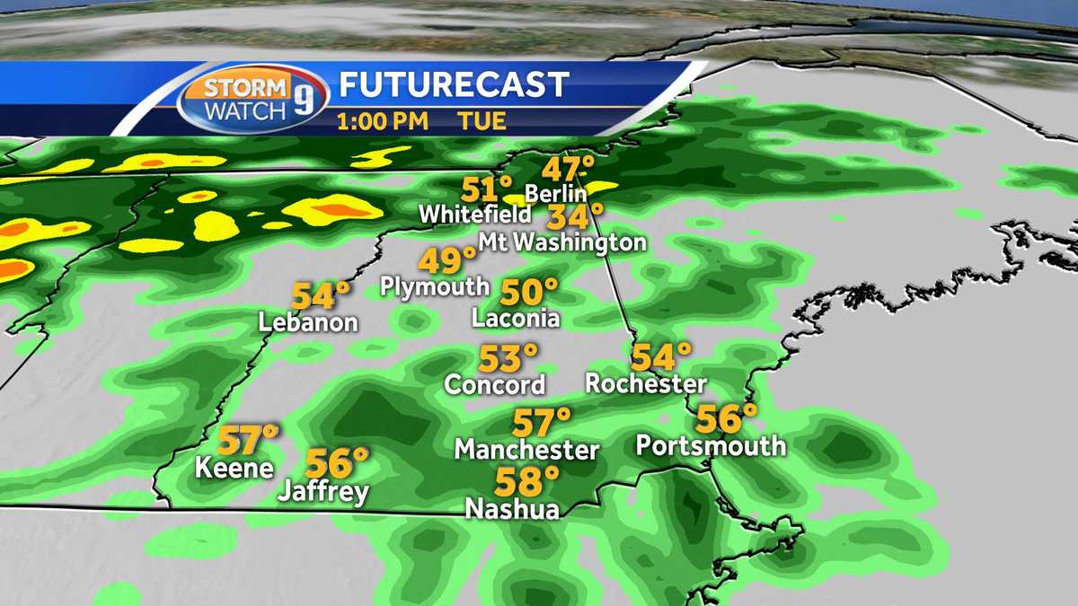 Warmer stretch ahead after more damp, cool weather