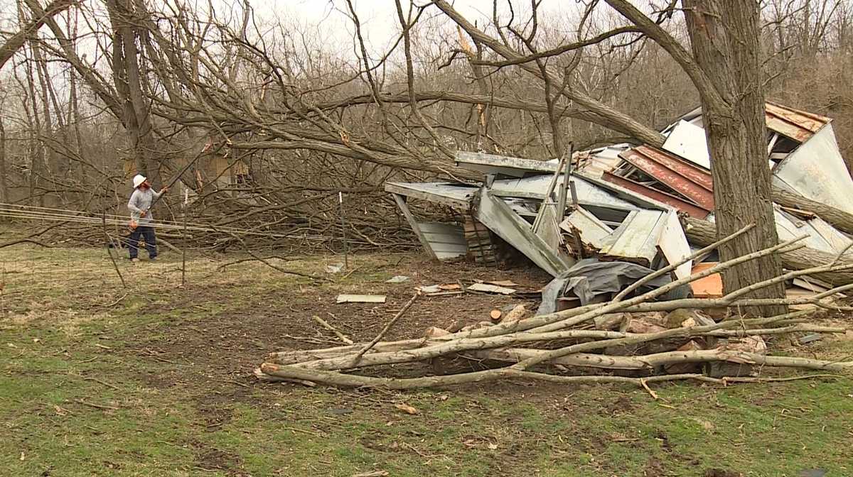 NWS surveying damage in Butler County after severe storms