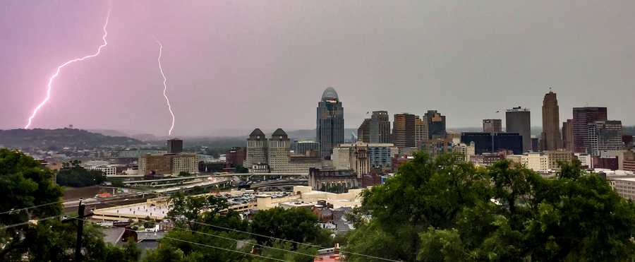 PHOTOS: Ominous skies loom over Greater Cincinnati