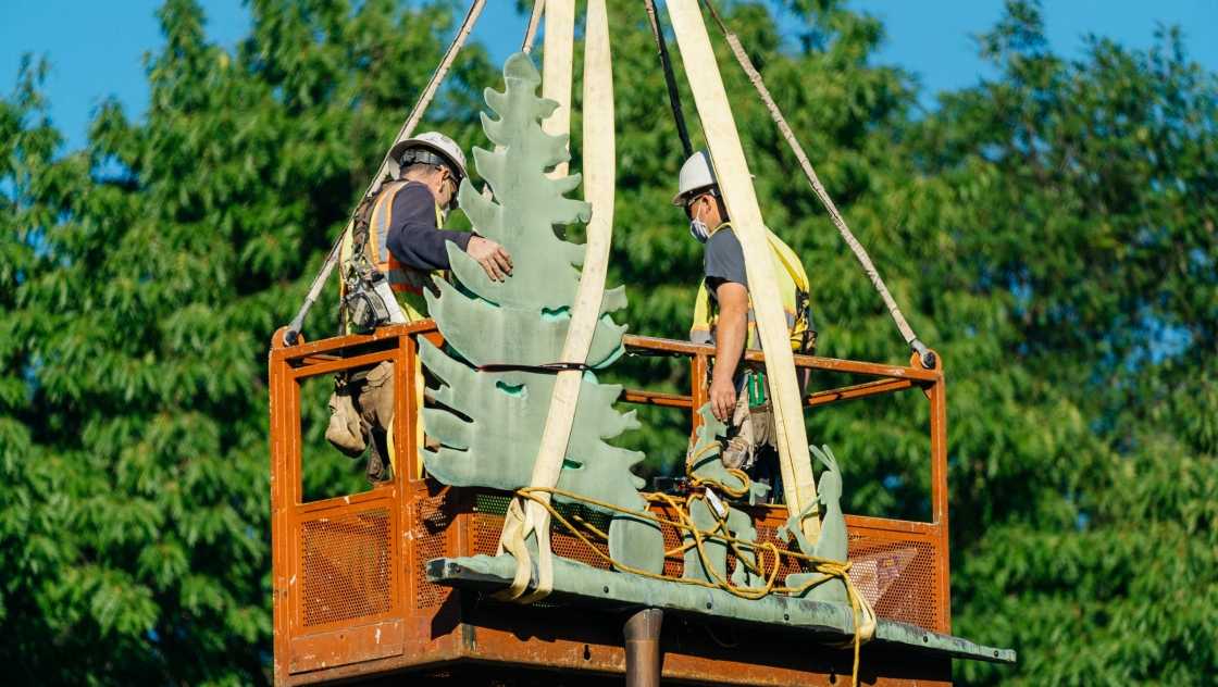 Dartmouth College removes weather vane over portrayal of Native American