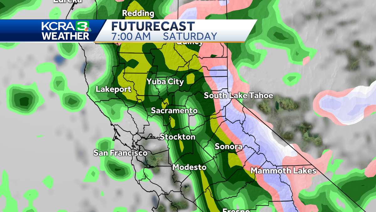 Rain, wind and snow for the weekend
