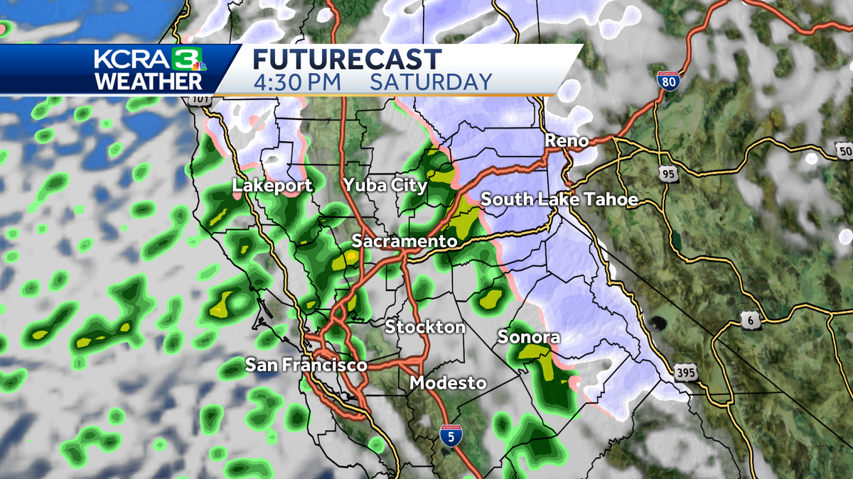 Rain and snow for the weekend