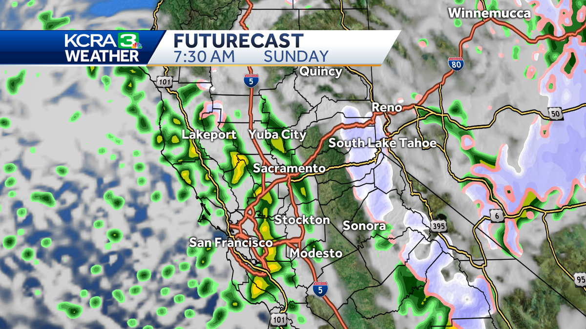 Thunderstorms for Sunday