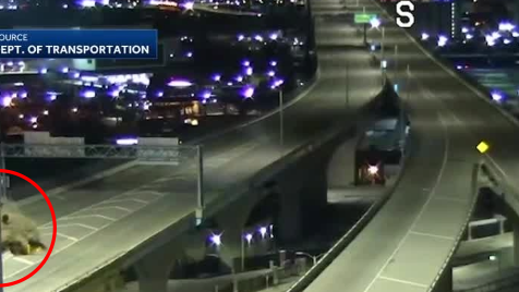 I-794 crash: Sand barrels prevent major incident