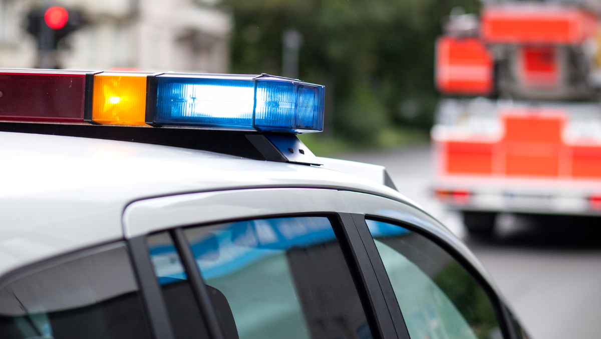 North Carolina police officer and cement truck crash