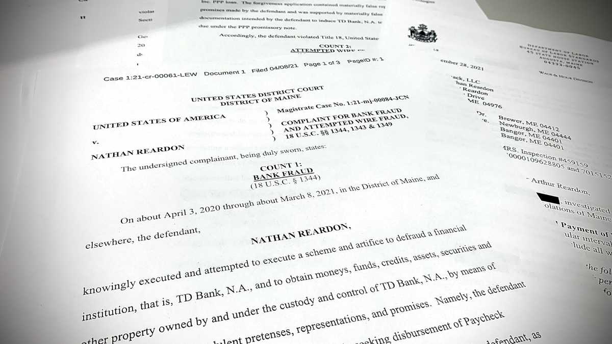 Nathan Reardon, facing federal PPP fraud charges, also has history of ...