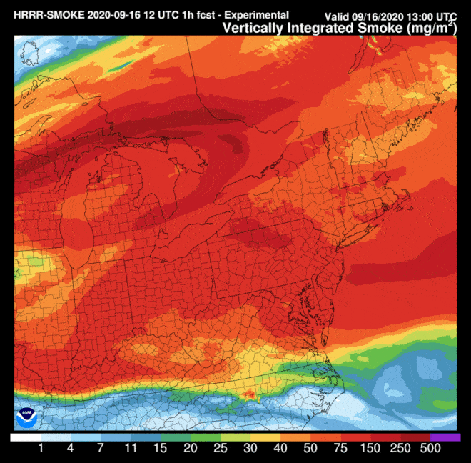 On Cloud 9: Wildfire Smoke Overhead