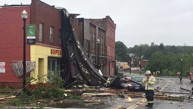 Storm causes significant damage in heart of Webster