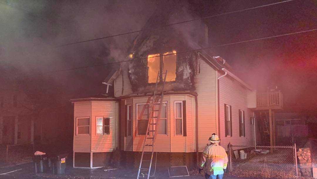 Early-morning fire rips through Webster home