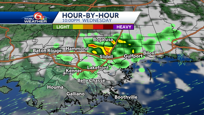 New Orleans heavy rain and flood threat