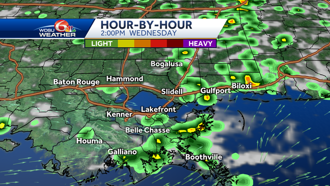 New Orleans heavy rain and flood threat