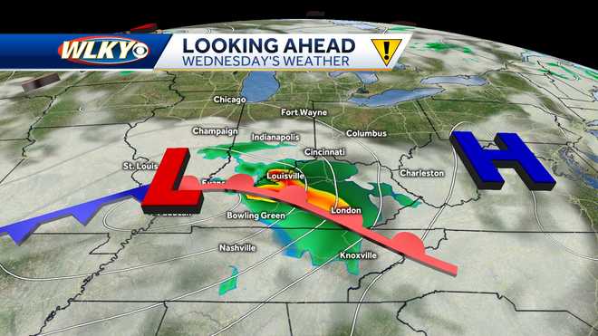 Sticky humidity, unhealthy air quality, storm chances in Louisville