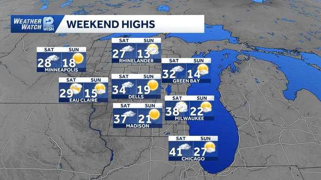 Rain turns to snow as temperatures plunge across SE Wisconsin