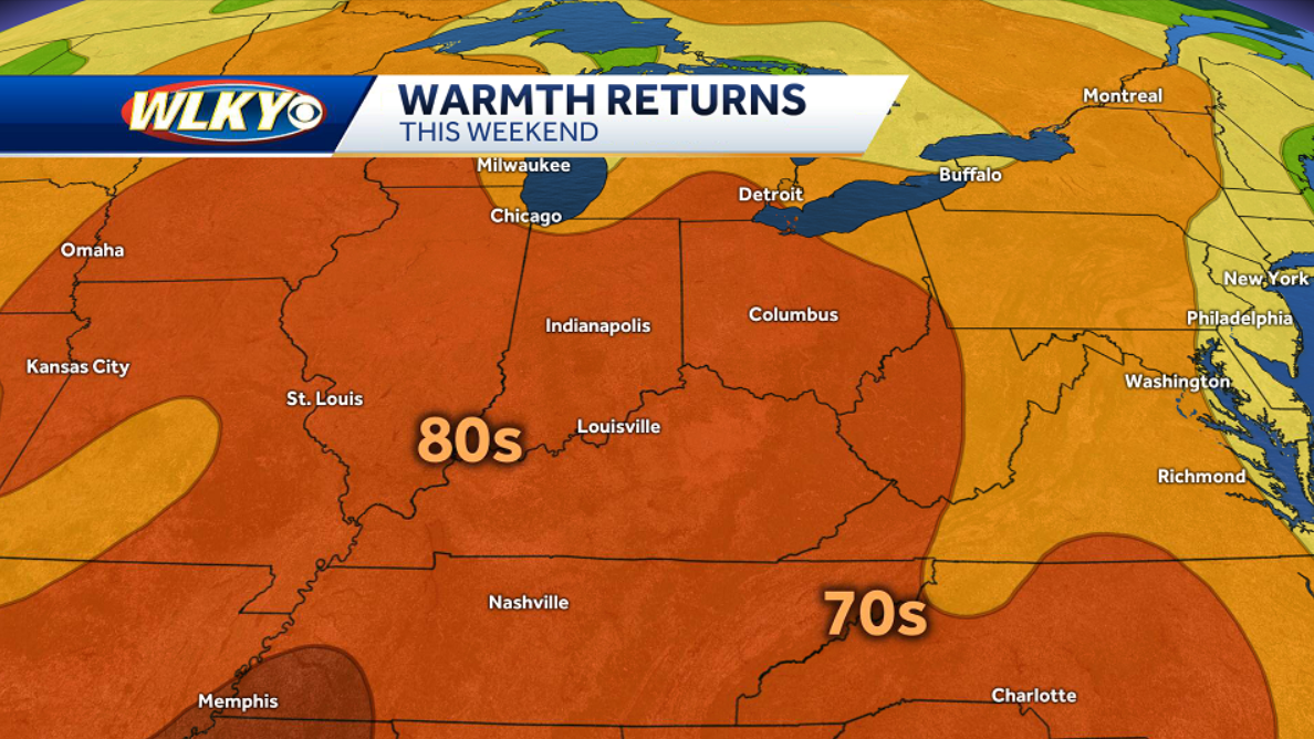 Summer-like pattern settles in, a few storms possible