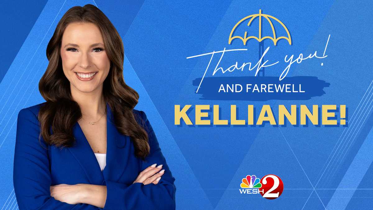 WESH 2 News Meteorologist Kellianne Klass will be signing off Friday