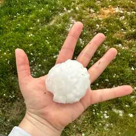 PHOTOS: Large hail, wild clouds and damage from Sunday's severe storms