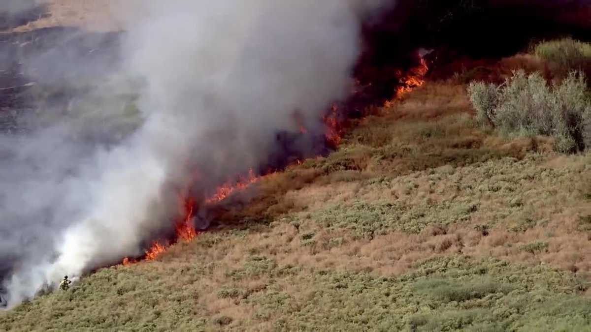 Crews contain West Sacramento grass fire
