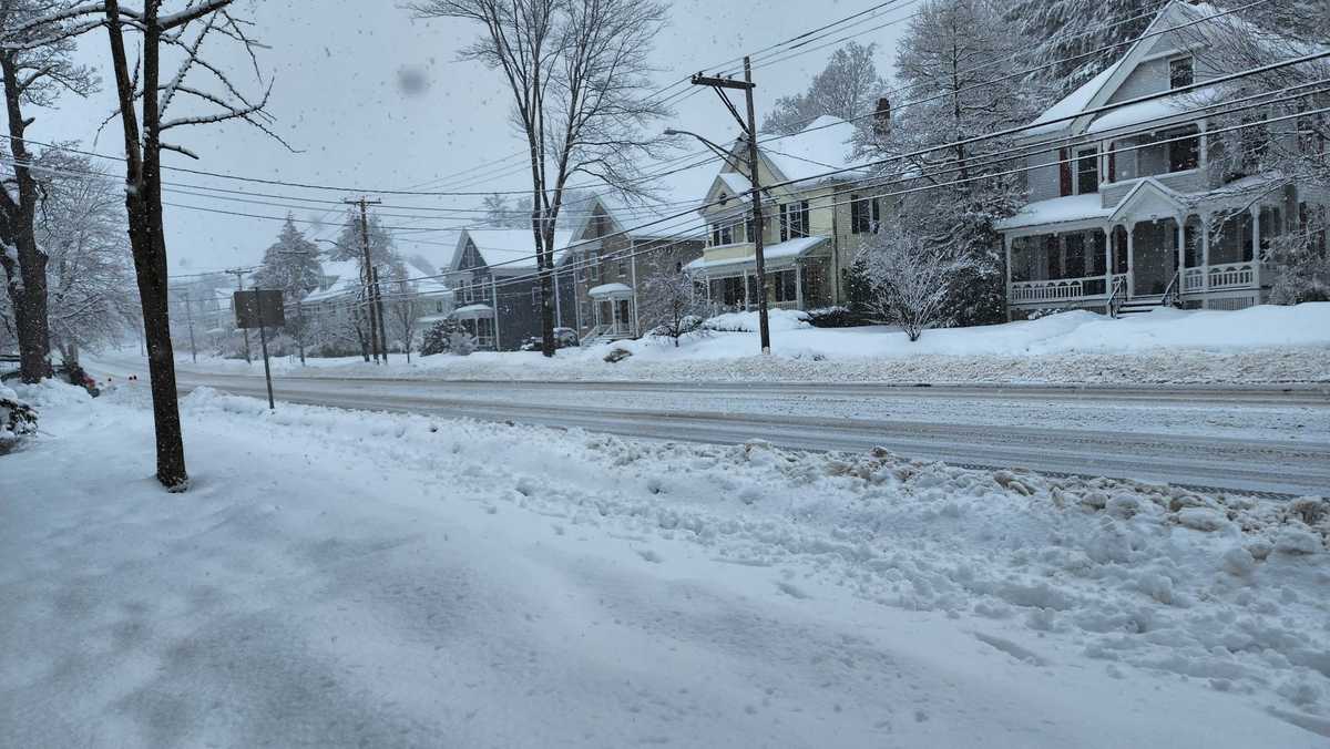 Maine snowstorm moves out: What it left behind