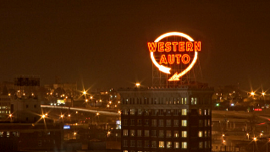Iconic Western Auto sign will again light up the Kansas City skies next ...