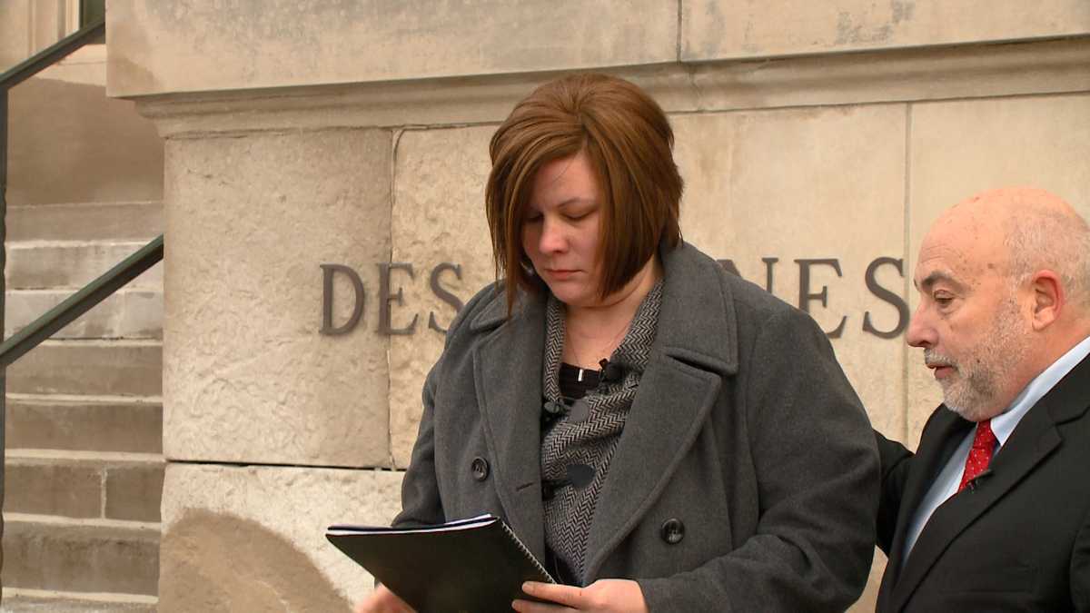 Wife of fallen DM officer speaks publicly for the first time