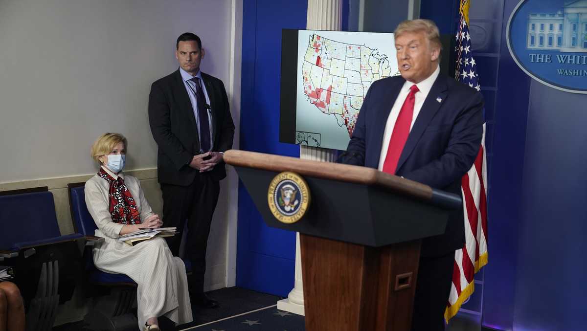 Chasm grows between President Trump and government coronavirus experts