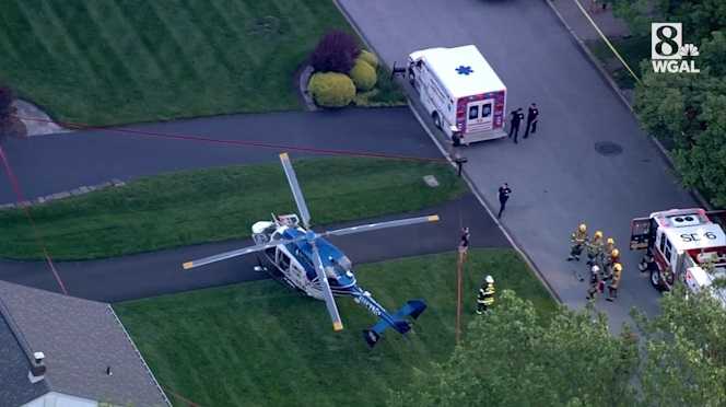 Medical helicopter makes emergency landing in Pennsylvania
