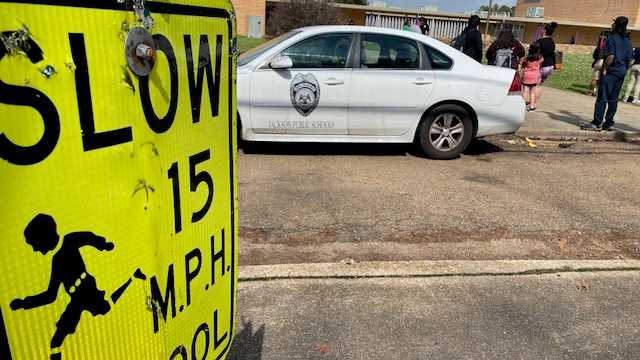 Whitten Middle School students run inside after someone starts shooting ...