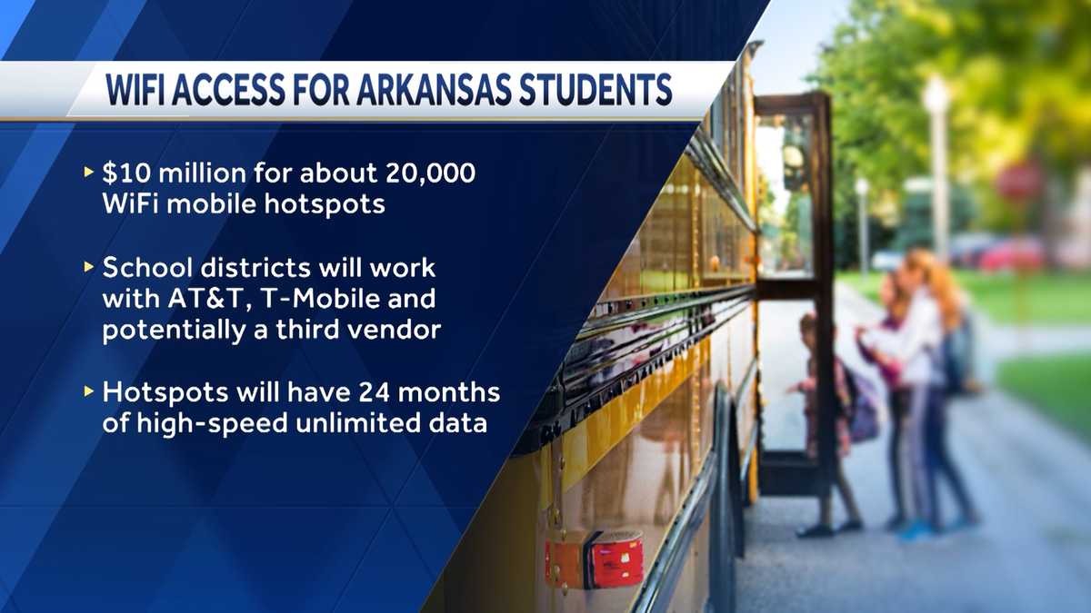 Arkansas to allocate $10 million to WiFi access for students