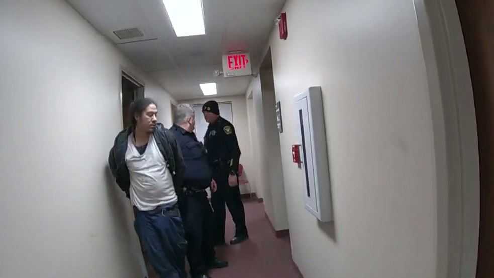 Bodycam video shows police arrest man accused of threatening UC ...